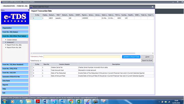 Taxmann's e-TDS Return Online Return Filing Software | TDS and TCS Calculator | Data Import from ...